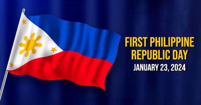 Did You Know That Today Commemorates the First Philippine Republic Day?
