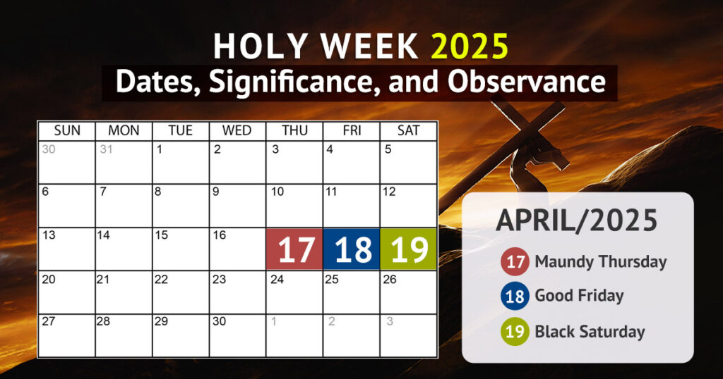 Holy Week 2025 Philippines: Dates, Significance, and Observance